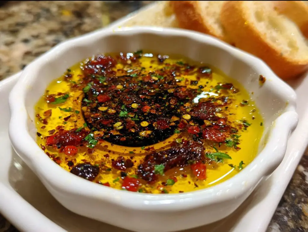 Amazing 10-Minute Bread Dipping Oil Secret