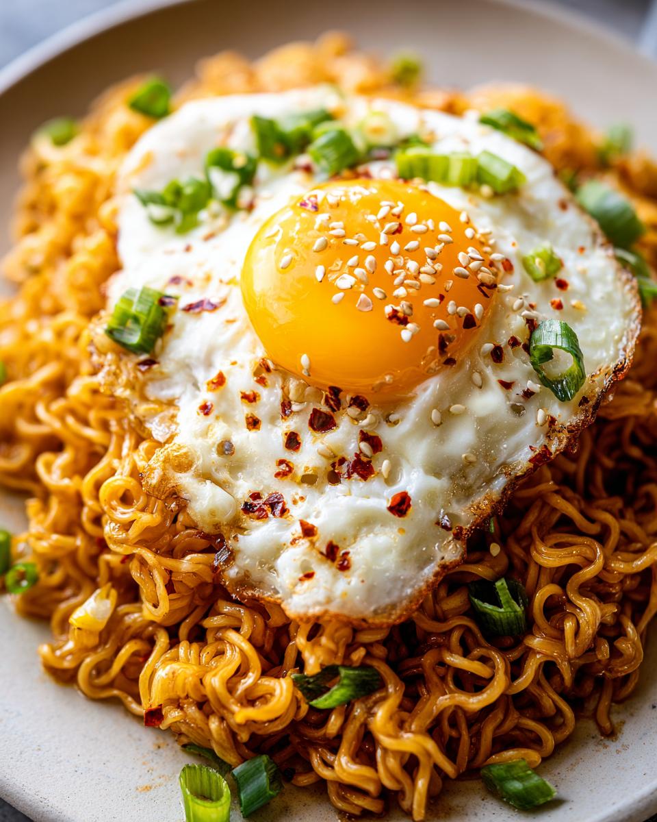 5 Min Garlic Butter Ramen Noodles Magic