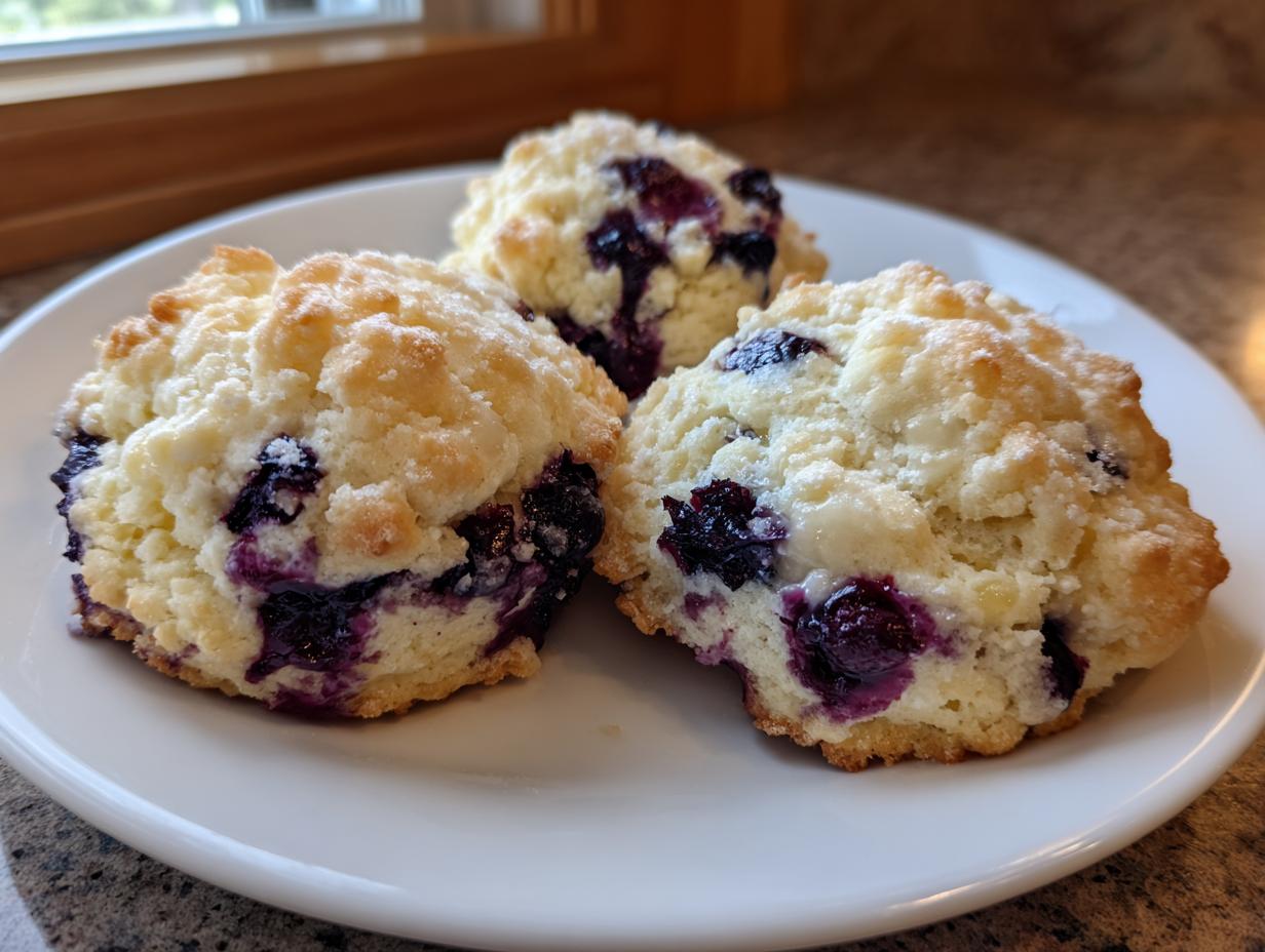 Amazing 1-Bowl Lemon Blueberry Cookies