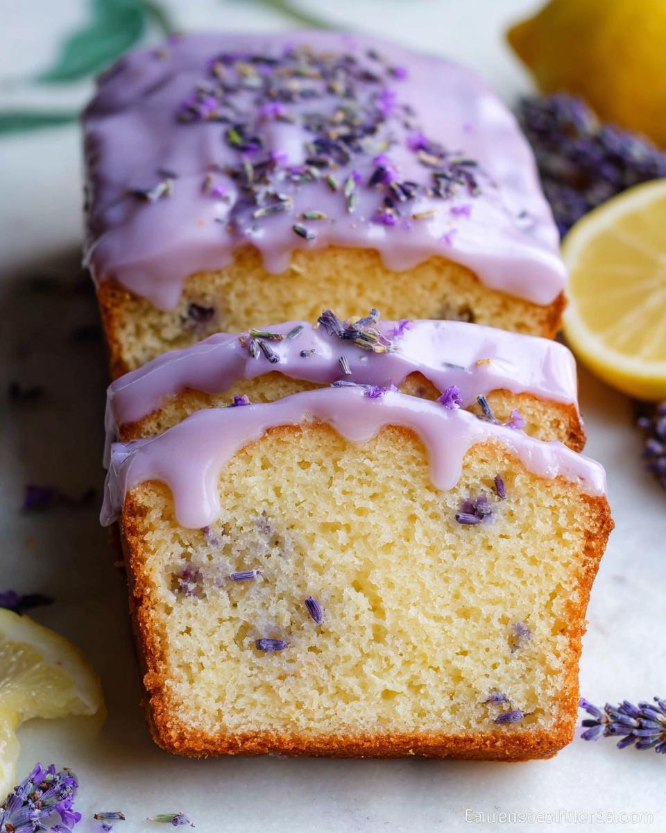 Amazing Lemon Lavender Cake, 330 Calories