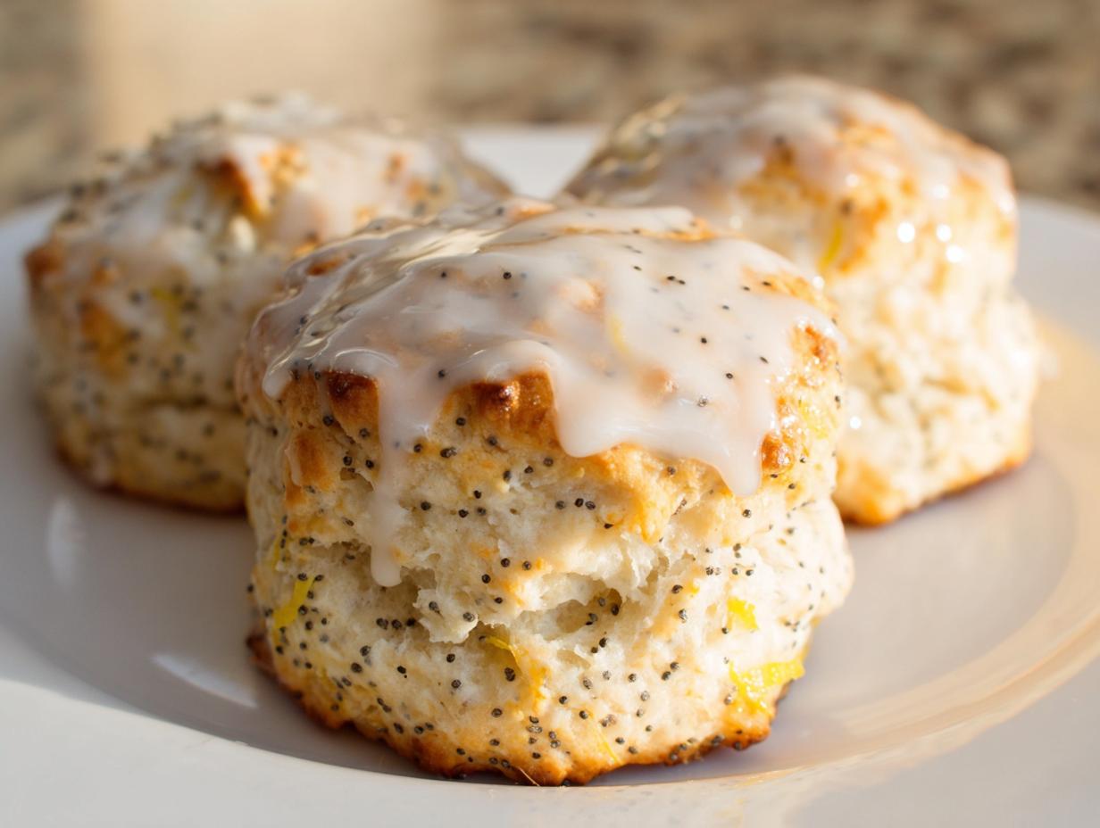Amazing Lemon Poppy Seed Scones: 1 Secret
