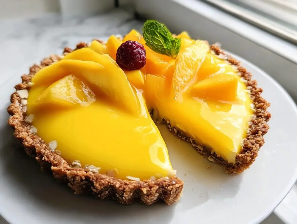 Foolproof 1-step Mango Curd Tart Delight