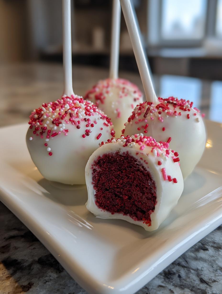 Awesome Red Velvet Cake Pops In 4 Simple Steps