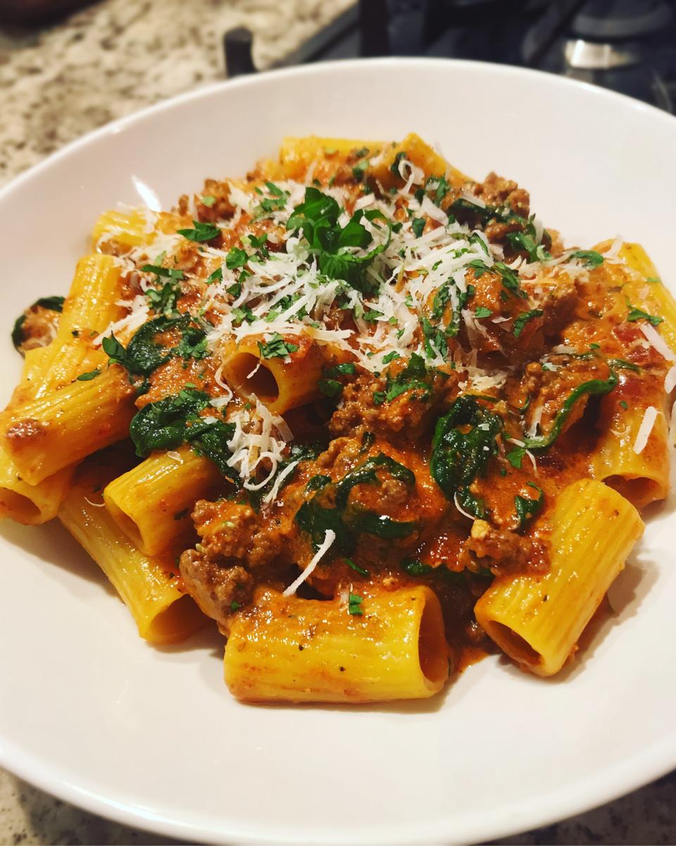 Amazing 1-Pot Sausage Rigatoni Success