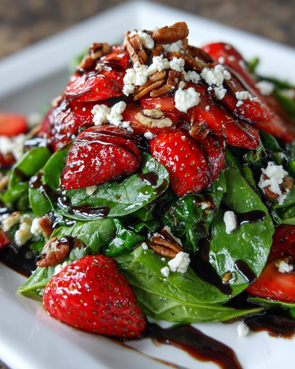 Amazing 15-Minute Strawberry Spinach Salad