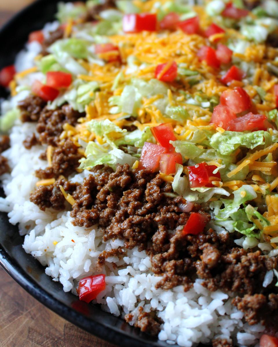 Amazing 35 Minute Taco Rice Savior