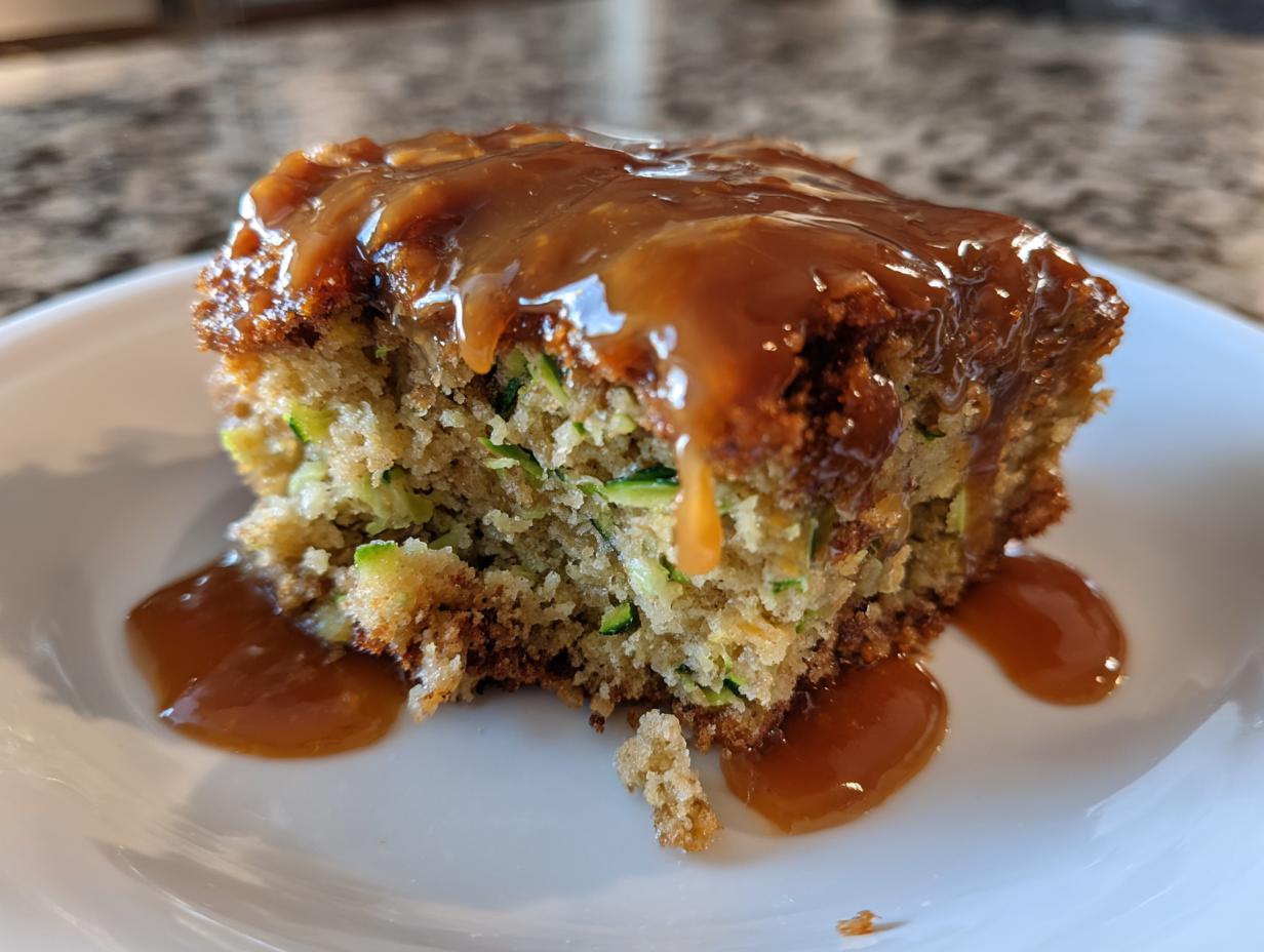 Zucchini Cake With Brown Sugar Icing: 1 Grand Flavor