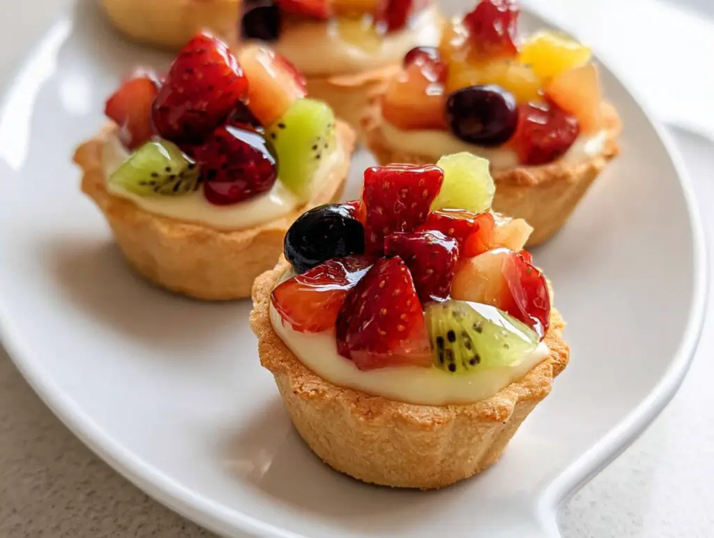 Amazing 18 Mini Fruit Tarts With Vanilla Filling